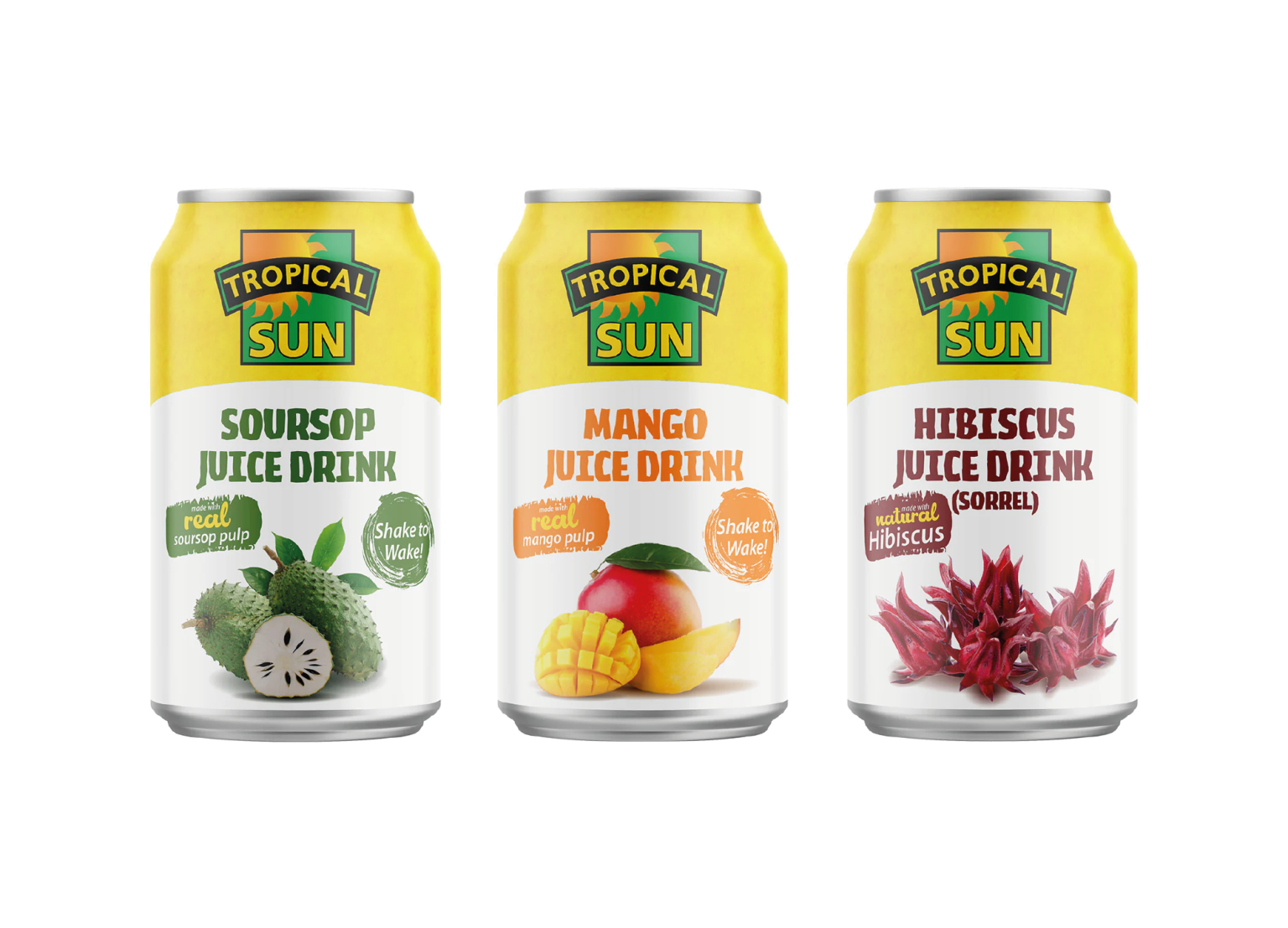 Tropical Sun Juice Drinks – Bissap (Hibiscus), Soursop & Mango 330ml ...